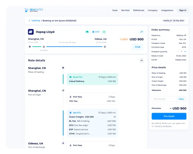Cargo Freight Calculator | Logistics Explorer | DF Alliance